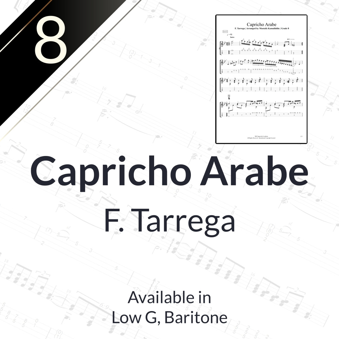 Tarrega - Capricho Arabe – MK Fingerstyle Academy